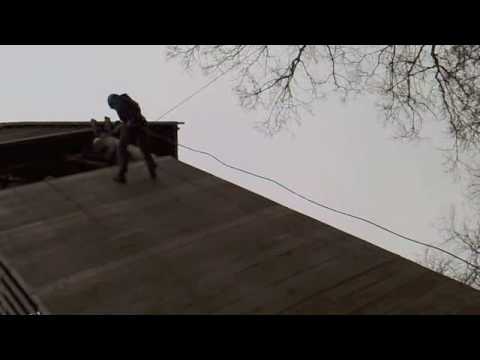 abseiling fail - YouTube