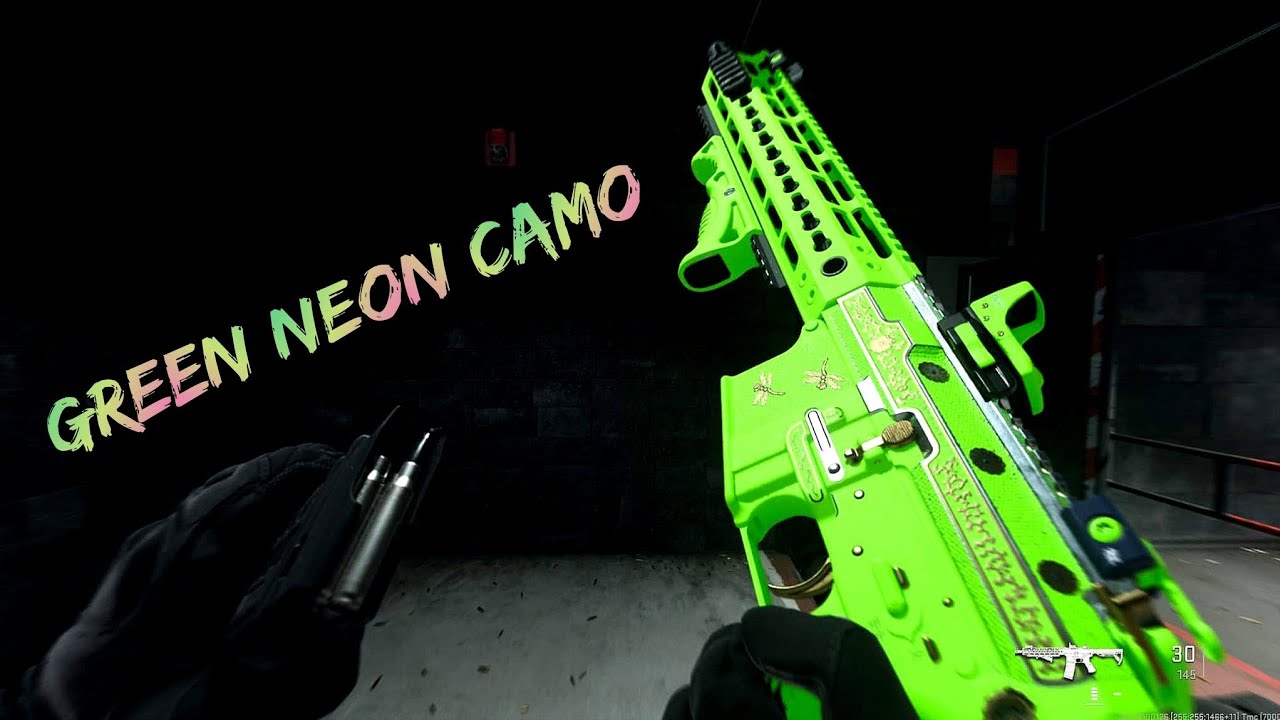Call of Duty: MW || Green Neon Camo 120 FPS/120Hz - YouTube