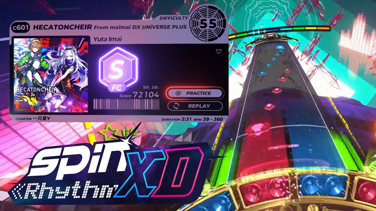 Spin Rhythm XD - HECATONCHEIR from maimai DX UNiVERSE PLUS by Yuta Imai ...