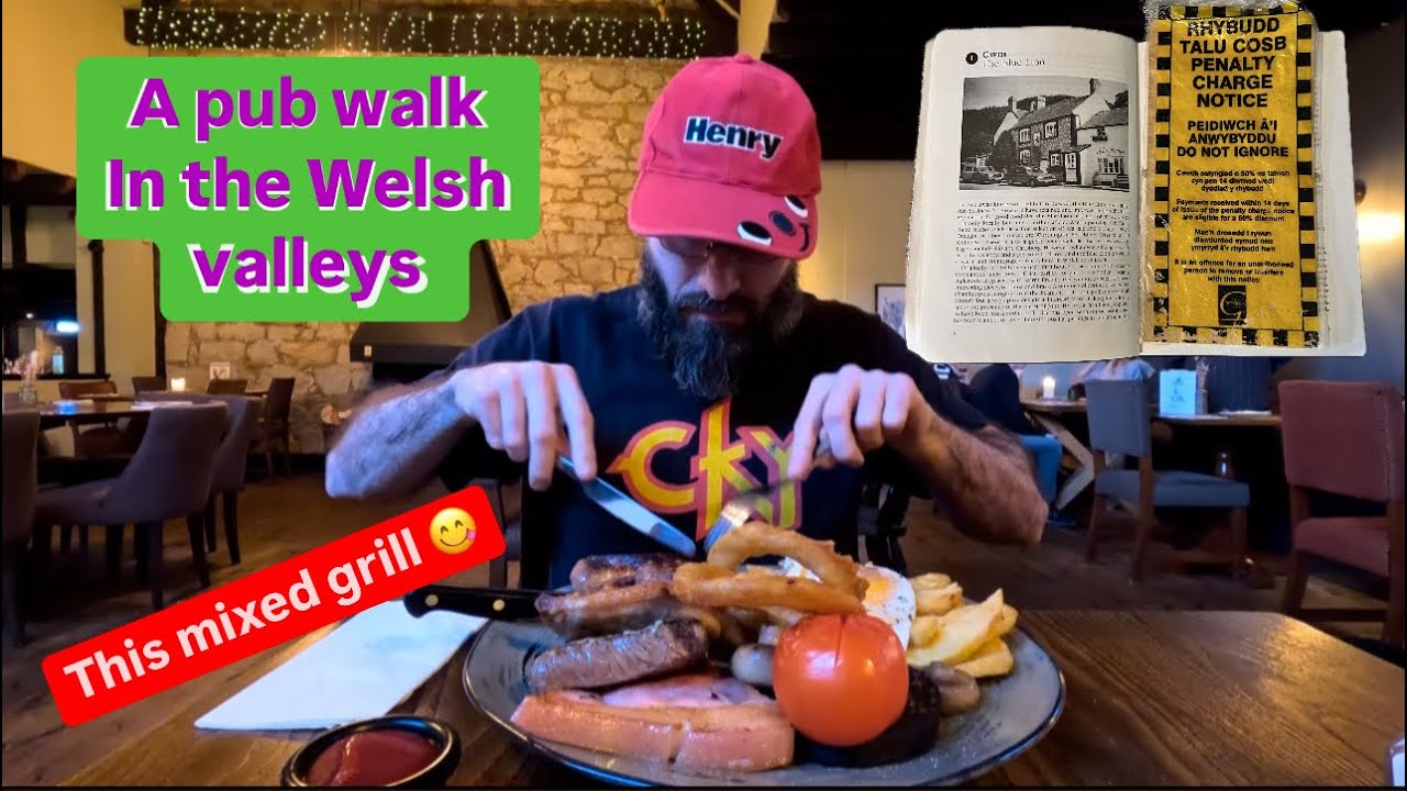 Vlog 117 - 🚶The Blue Lion Inn , North Wales Pub Walk. Cwm - YouTube
