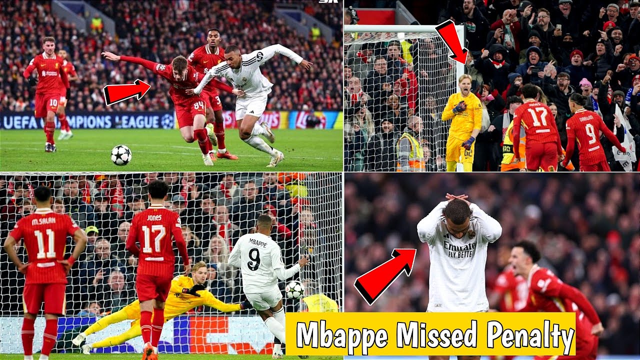 "Liverpool Fans' Epic Reactions to Mbappe's Missed Penalty in Champions ...