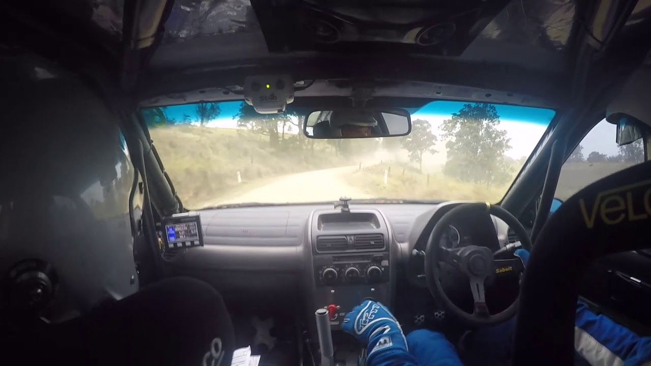 2019 Bega Rally van Eck Altezza Car 6 Stage 1 Upper Cobargo - YouTube