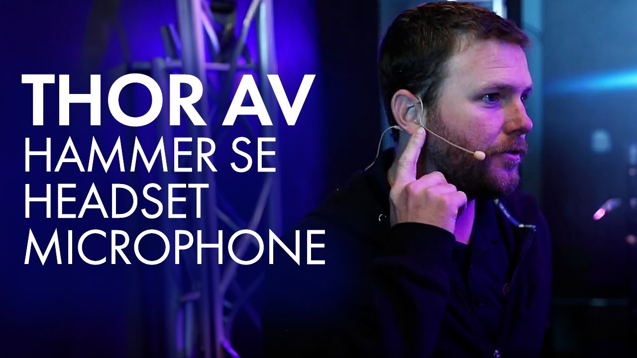 The THOR AV Hammer SE Headset Microphone | Full Compass Spotlight - YouTube