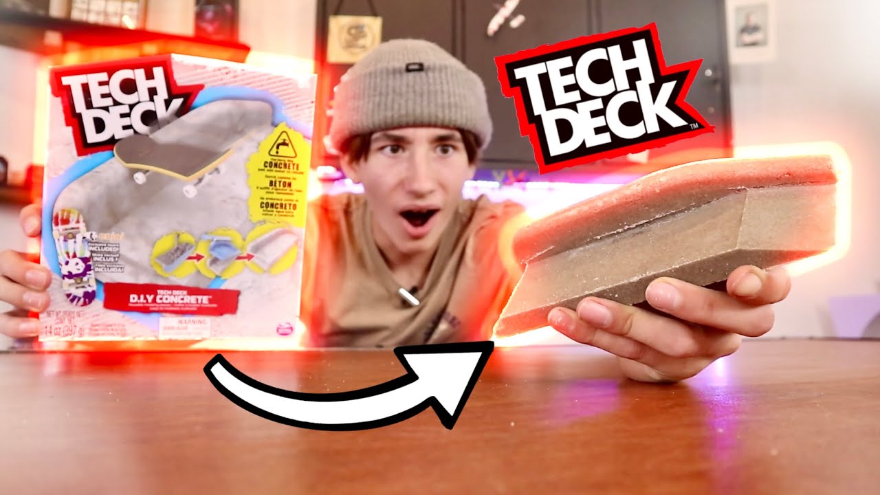 I Got TECHDECK DIY Concrete!! - YouTube