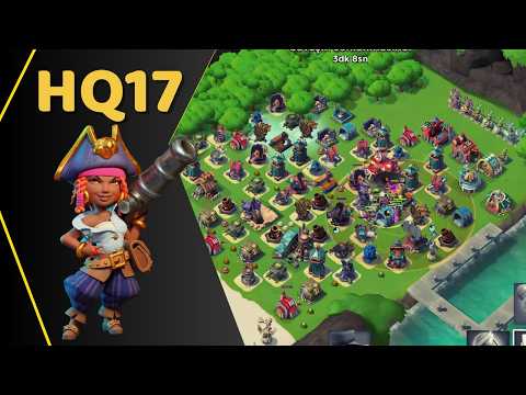 #033 HQ17 Gemileri 17'ye Yükselttim. I increased the number of ships to 17. #boombeach Türkçe