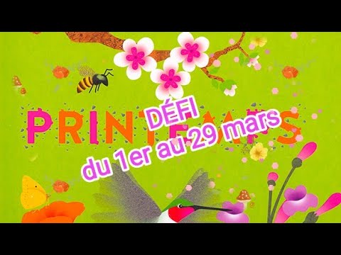 Le défi du printemps ' thème Pâques ' - YouTube