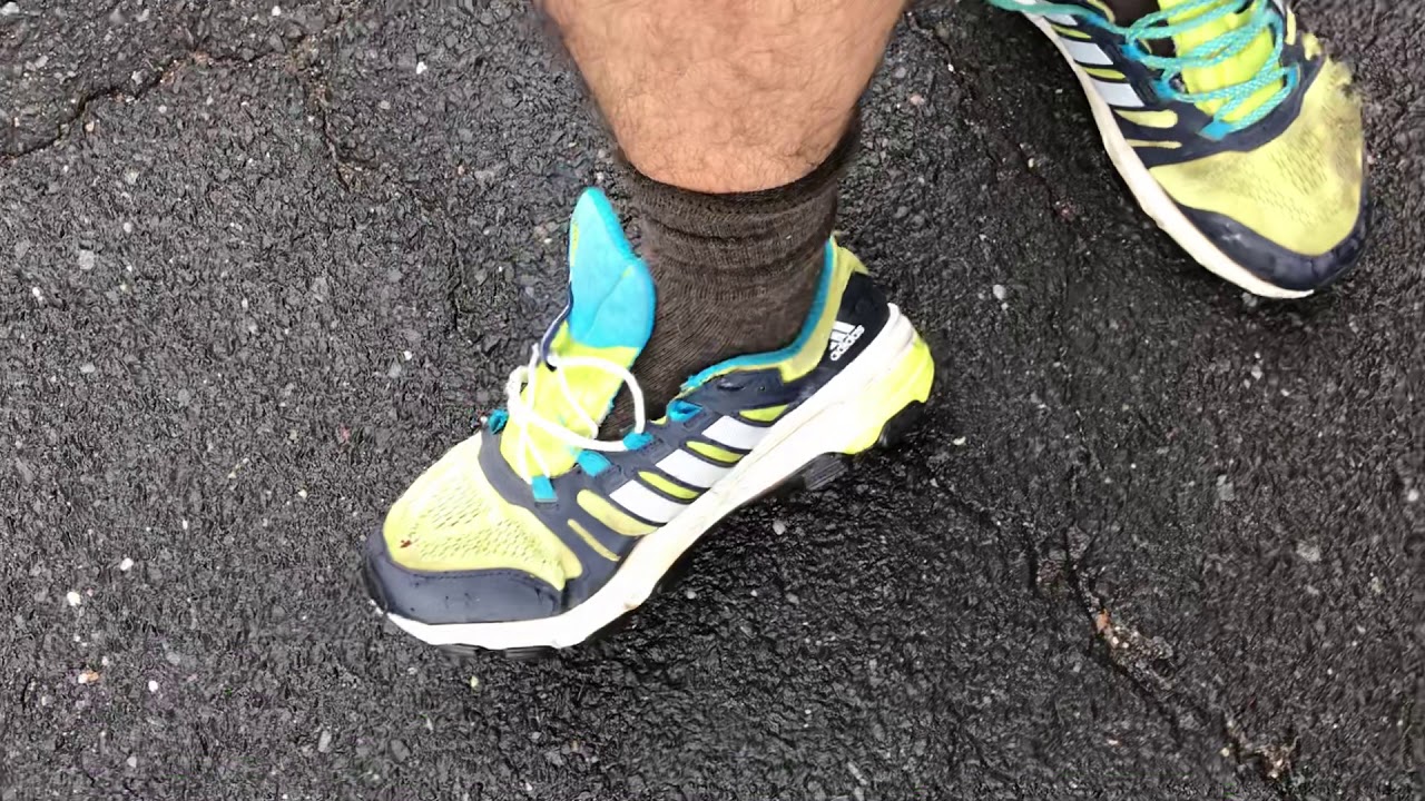 Morning Walk Wearing Adidas Supernova Riot 6 Trashed Running Shoes -1 ...