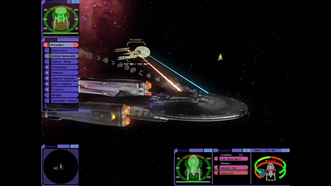 Charon Class vs Proxima Class | Remastered v1.2 | Star Trek Bridge ...