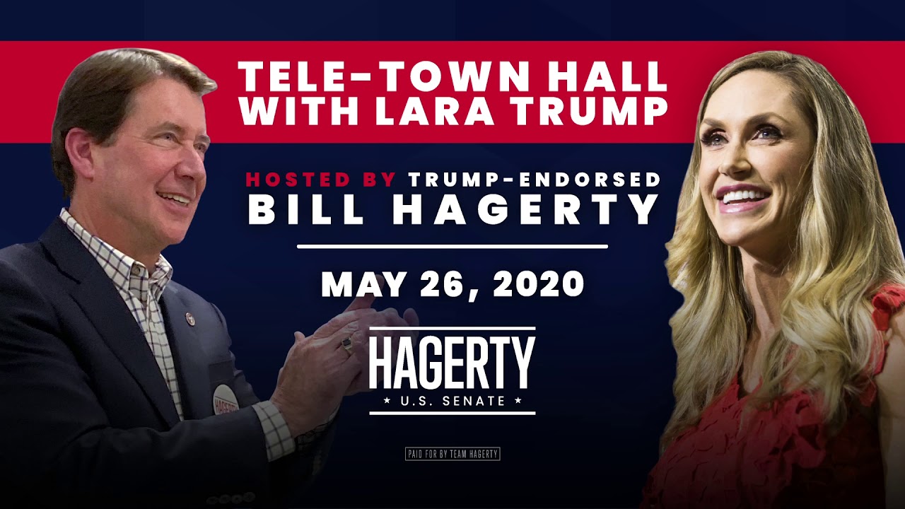 Hagerty Tele-Townhall Lara Trump - YouTube