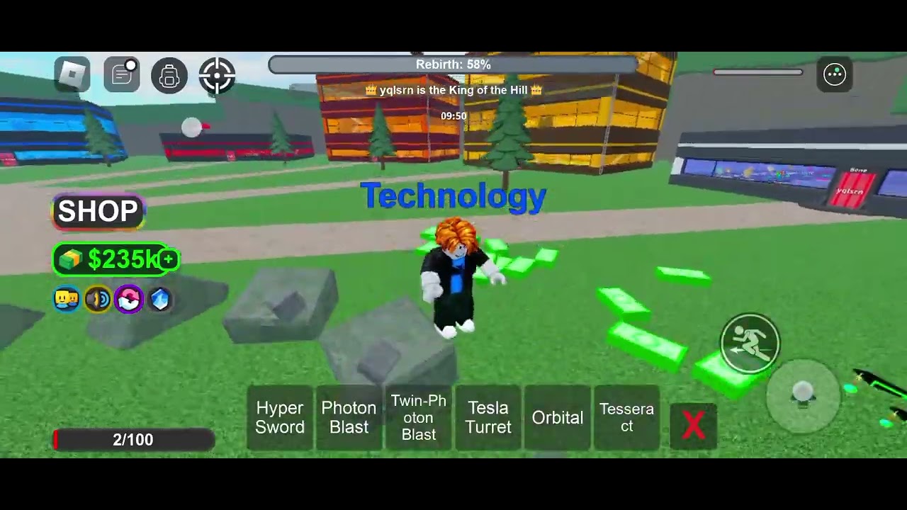 I become technology king in elemental powers tycoon in roblox - YouTube