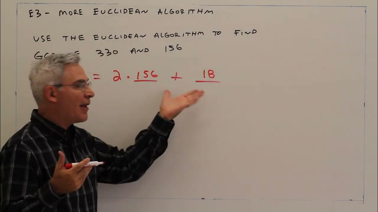 E3--More on The Euclidean Algorithm - YouTube
