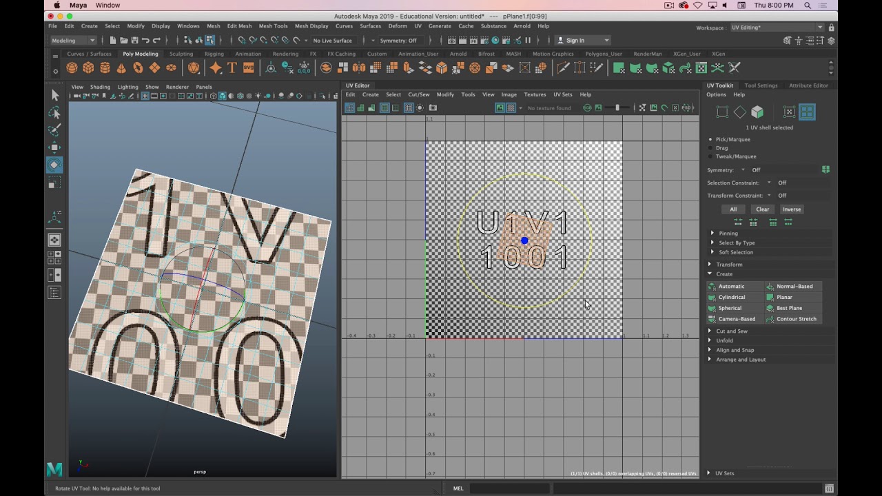 Advanced 3D in Maya - Intro to UV Unwrapping Pt. 1 - YouTube