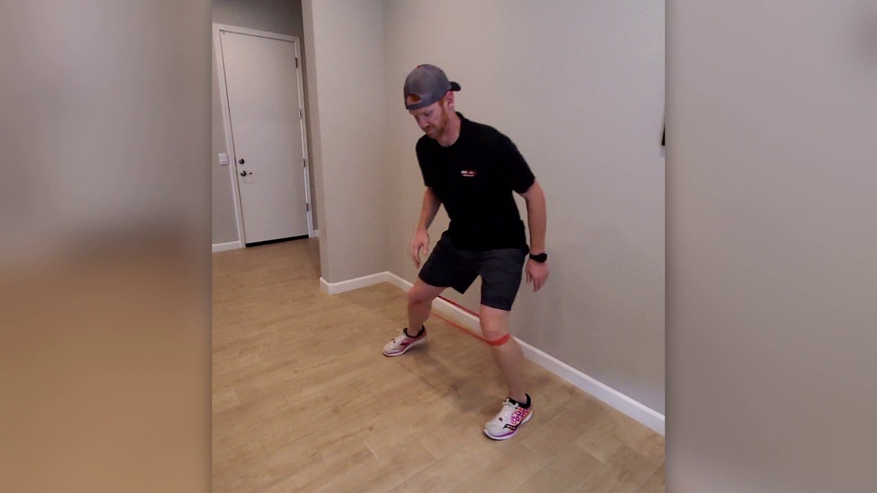 Lateral Band Walks - YouTube