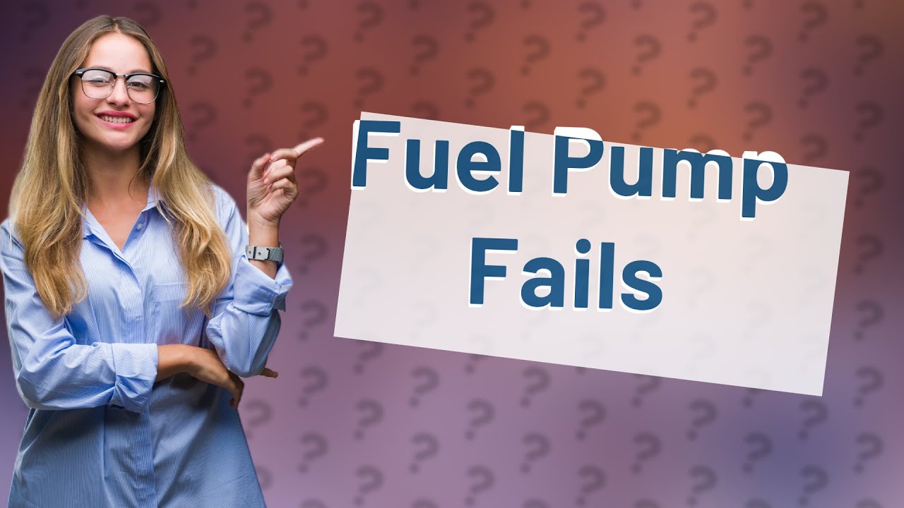 Can a fuel pump partially fail? - YouTube
