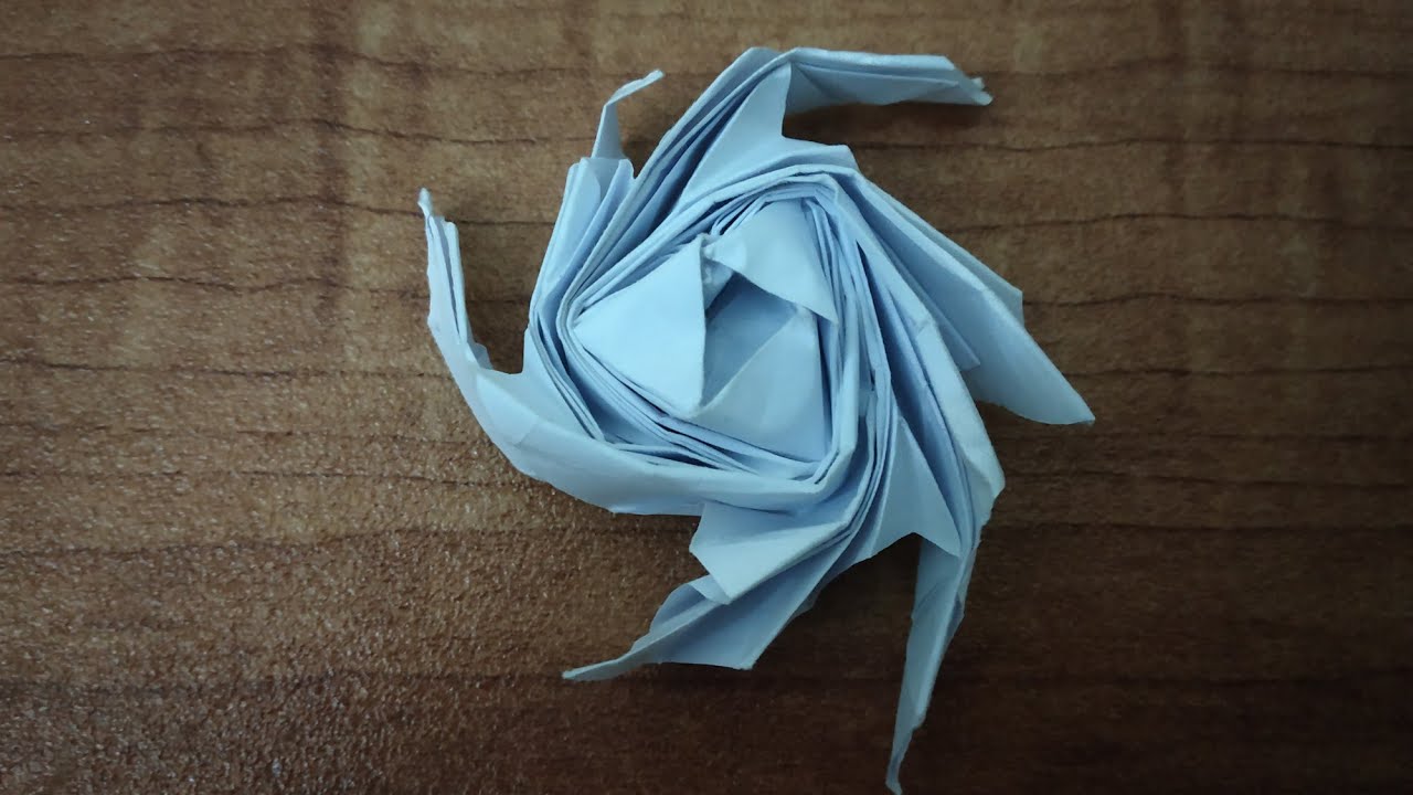 Origami hexagonal tentacled triforce flasher (Origami RS) - Demo - YouTube