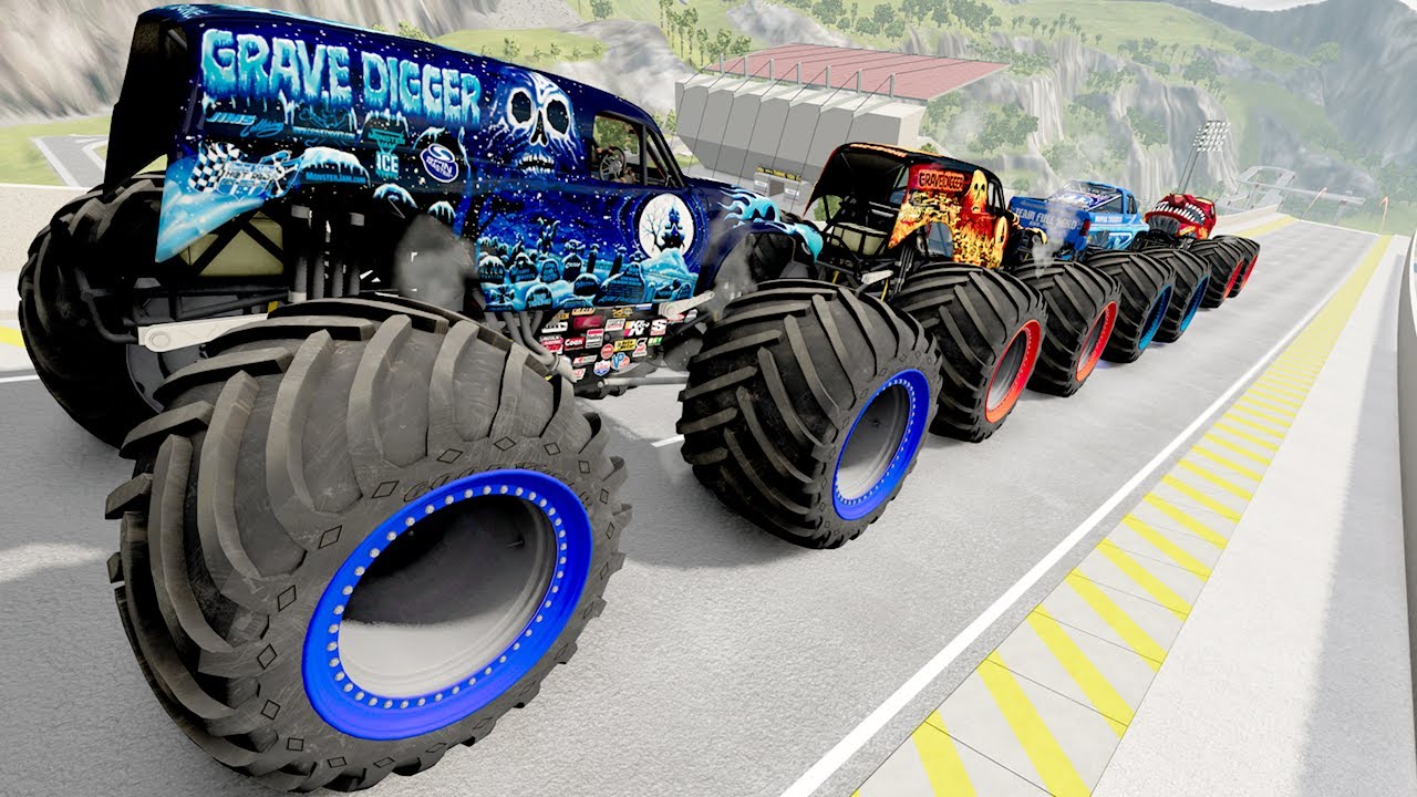 Epic High Speed Jumps #122 - BeamNG Drive | Griff's Garage - YouTube