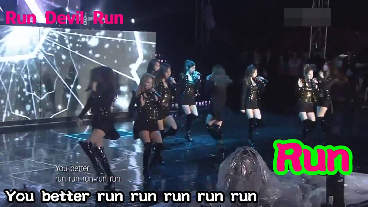 少女時代 - Run Devil Run 繁中應援 - YouTube
