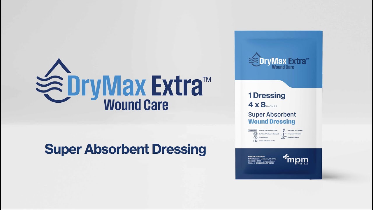 DryMax Extra Super Absorbent Dressing | Absorbs & Retains Up to 300ccs ...