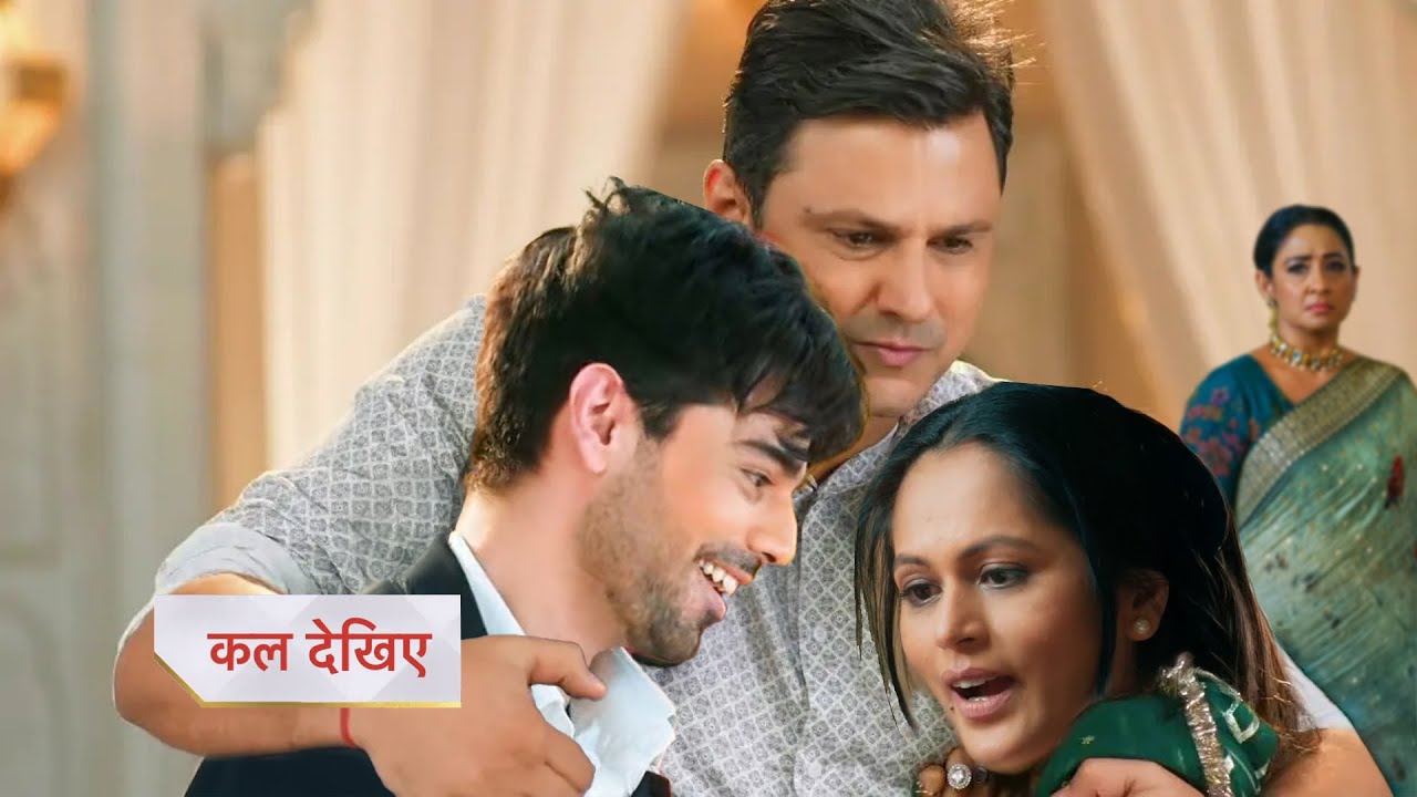 Madhav Hug Shivani & Son Roop, Vidya Jealous || YEH RISHTA KYA KEHLATA ...