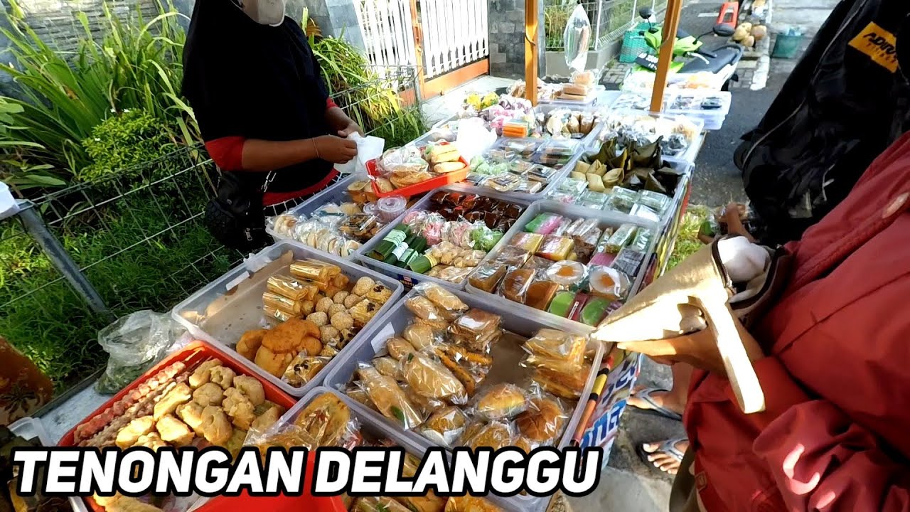 Lebih Dari 50 Macam Jajan Pasar || Tenongan Delanggu, Motovlog #8 ...