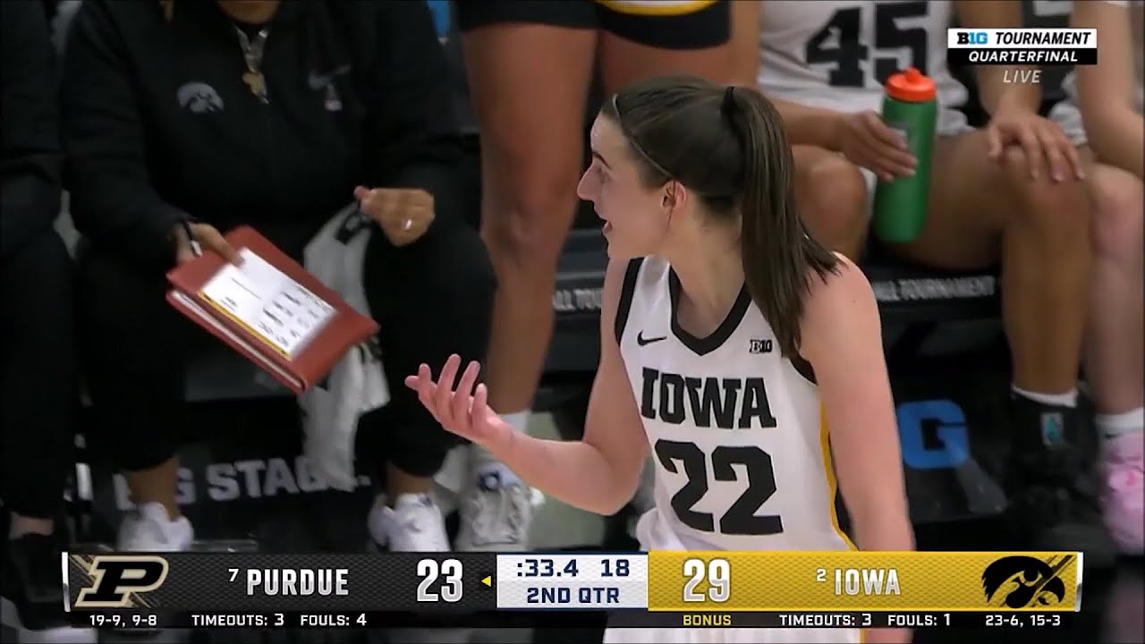 TECHNICAL On Caitlin Clark, FURIOUS Ref Called Foul On Her But Not On ...