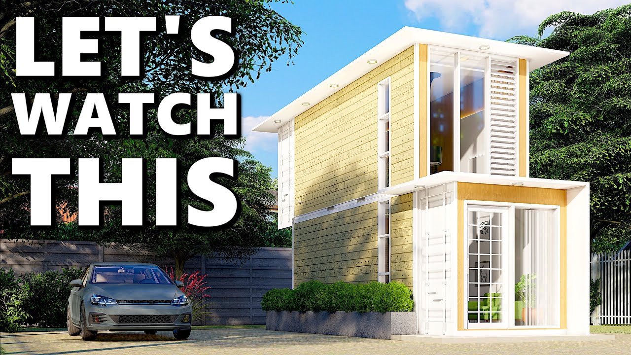 THIS AWESOME 2 X 20 FT SHIPPING CONTAINER HOME DESIGN - WITH LOFT ...