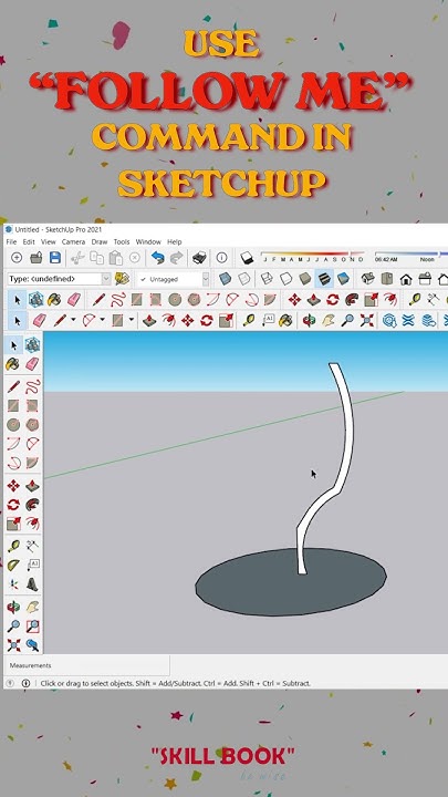 Follow me command SketchUp..#modeling #sketchup #interiordesign #reels #trending #viral - YouTube