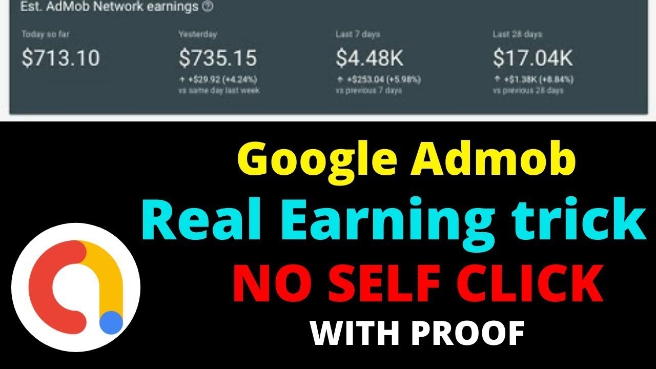 Google admob earning trick 2021 | earn $50 per day in Google admob ...