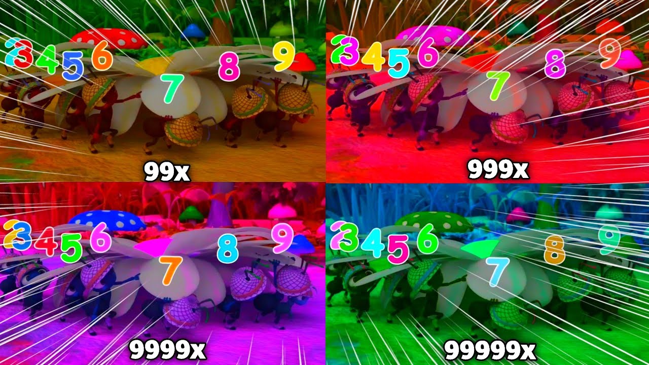 The Ants Are Marching Ten by Ten Intro Time Warp to 999999x Speed ...
