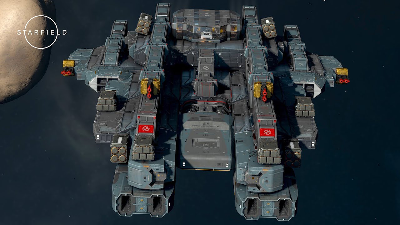 Starfield missile battleship -MSL Scorpion- - YouTube