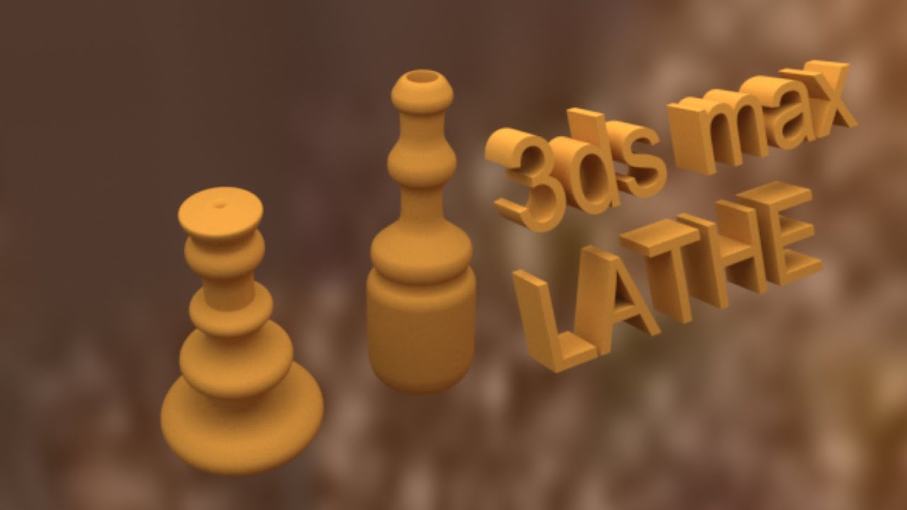 How to use Lathe in 3ds max / 3DS Max Lathe Modifier Tutorial - YouTube