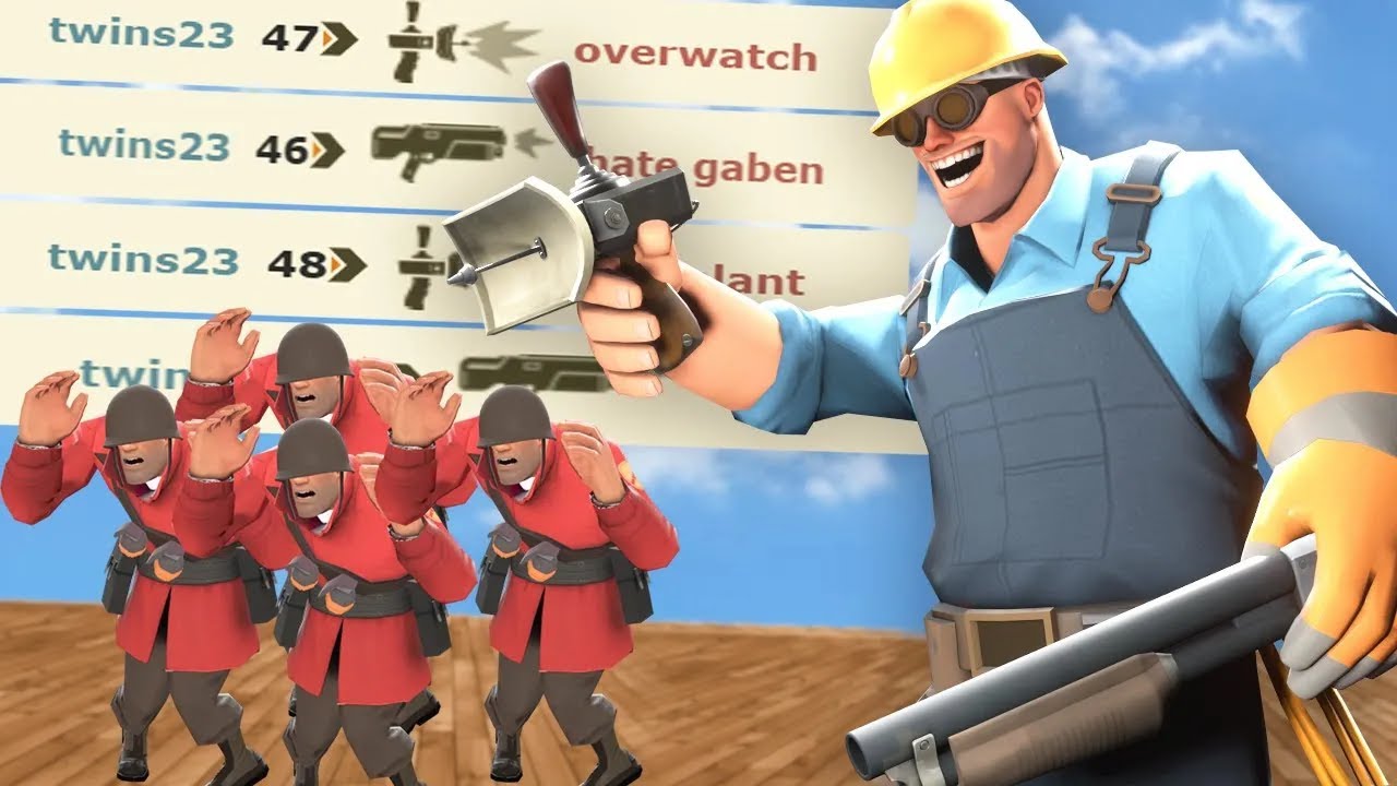 when tf2 players are shocked by this engineer's tactics! - YouTube