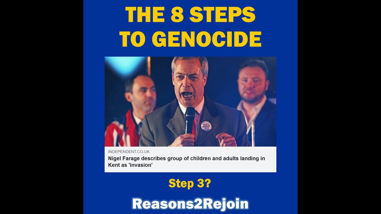 Is Britain on step 3 of the '8 Steps to Genocide'? - YouTube