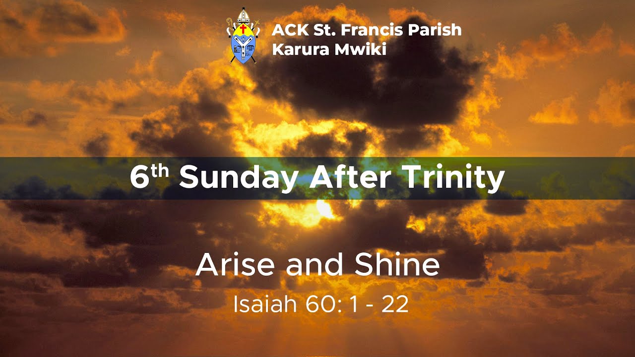 Sixth Sunday After Trinity Sunday Service - YouTube