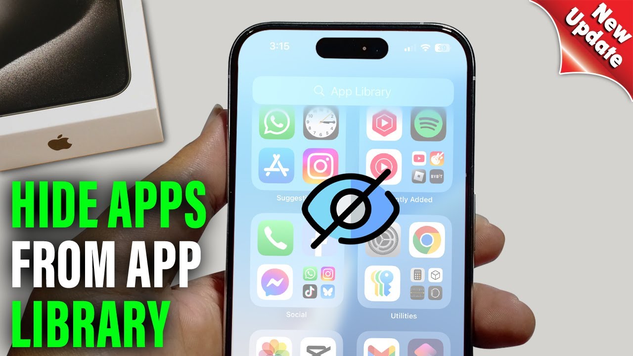 How To Hide Apps From App Library On iPhone - YouTube