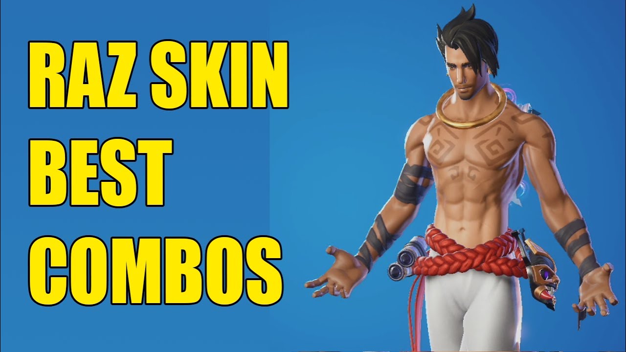 RAZ SKIN BEST COMBOS in Fortnite - YouTube