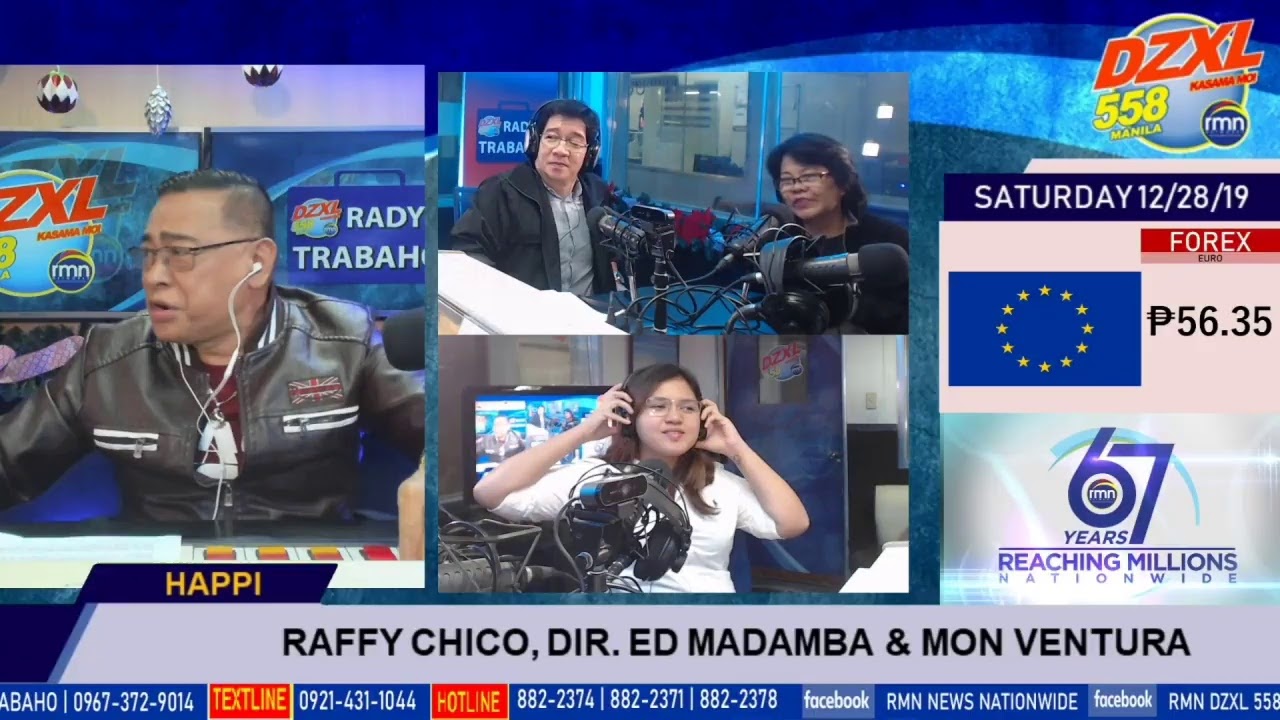 HAPPI - 12/28/19 - 7:00 P.M Anchored by Raffy Chico & Ed Madamba and ...