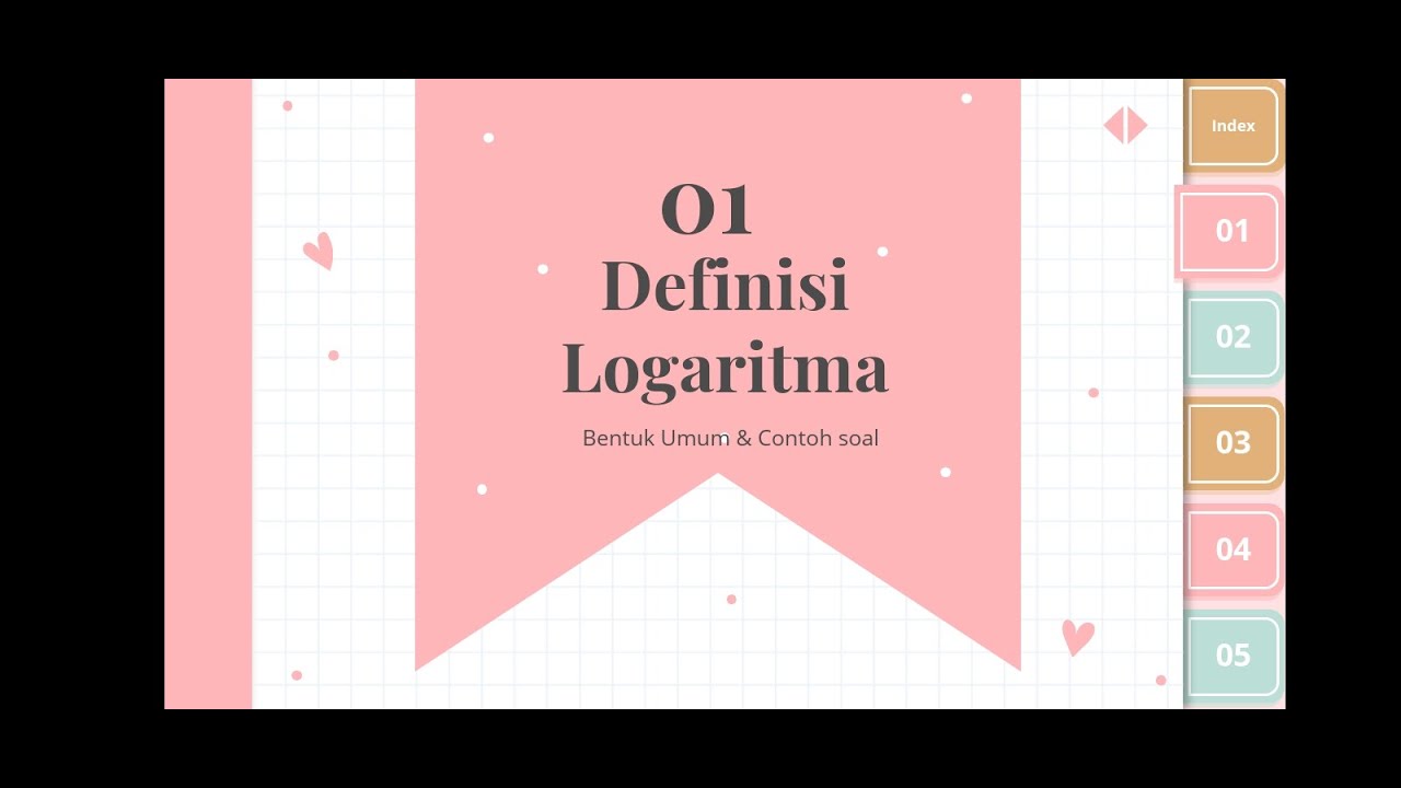 Definisi Logaritma - YouTube