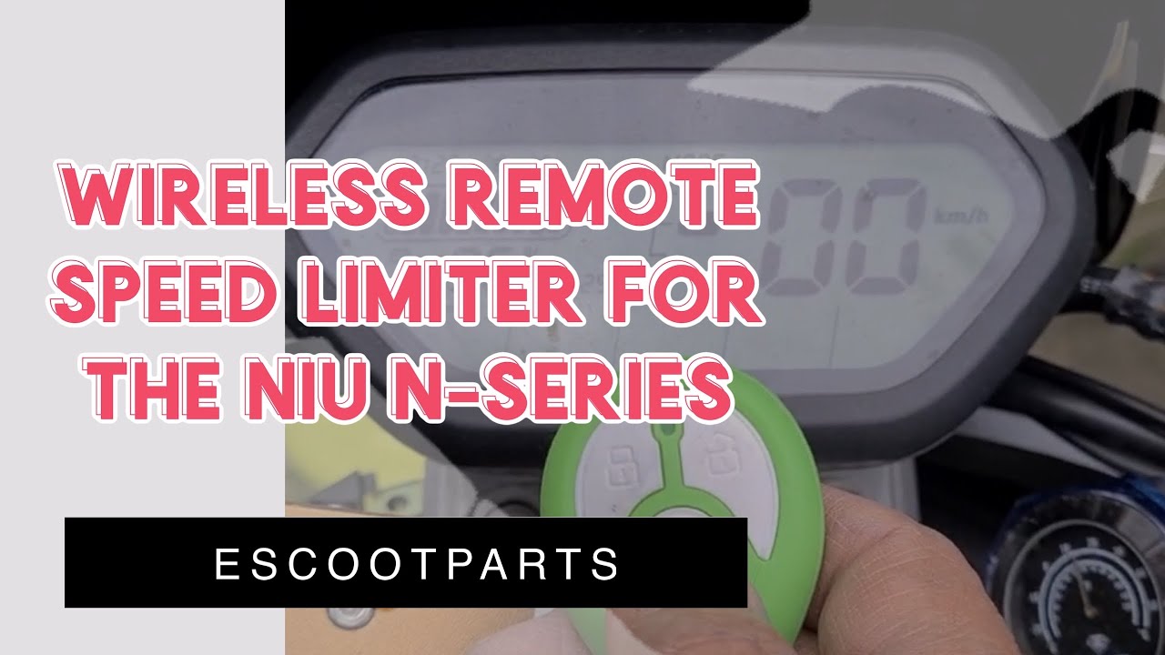 Speed limiter for the NIU NGT / N1S - YouTube