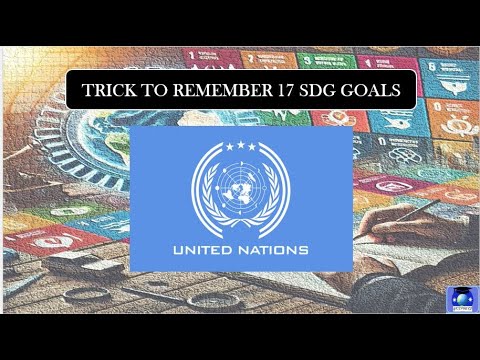 Trick to Remember 17 SDG Goals | SDG STORY | UGC NET UPSC PCS - YouTube