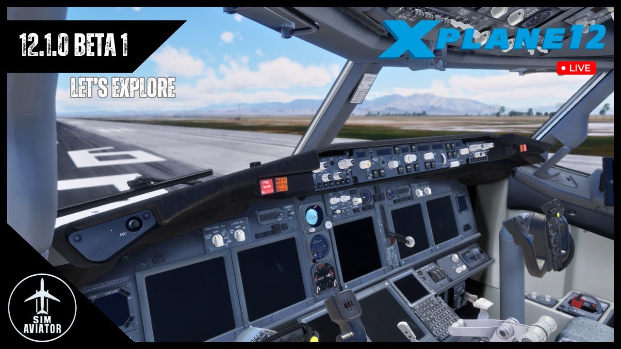 *NEW UPDATE!!* | X-plane 12.1.0 b1 | WHAT'S NEW!!! | X-Plane 12 LIVE ...