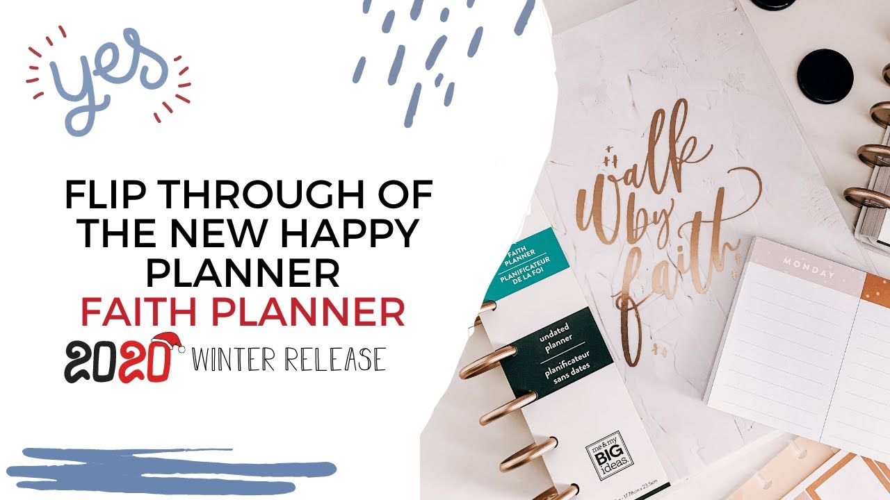 NEW Faith Planner & Journal From The Happy Planner is BEAUTIFUL! Flip ...