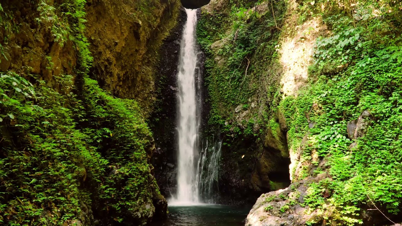 Mountain Lake and Waterfall scenery for sleep/study/meditation. Nature ...