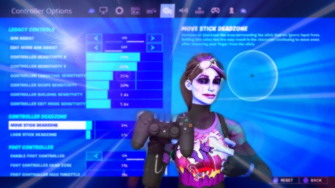 New *BEST* Controller Fortnite Settings/ Sensitivity/ Binds! (Chapter 2 ...