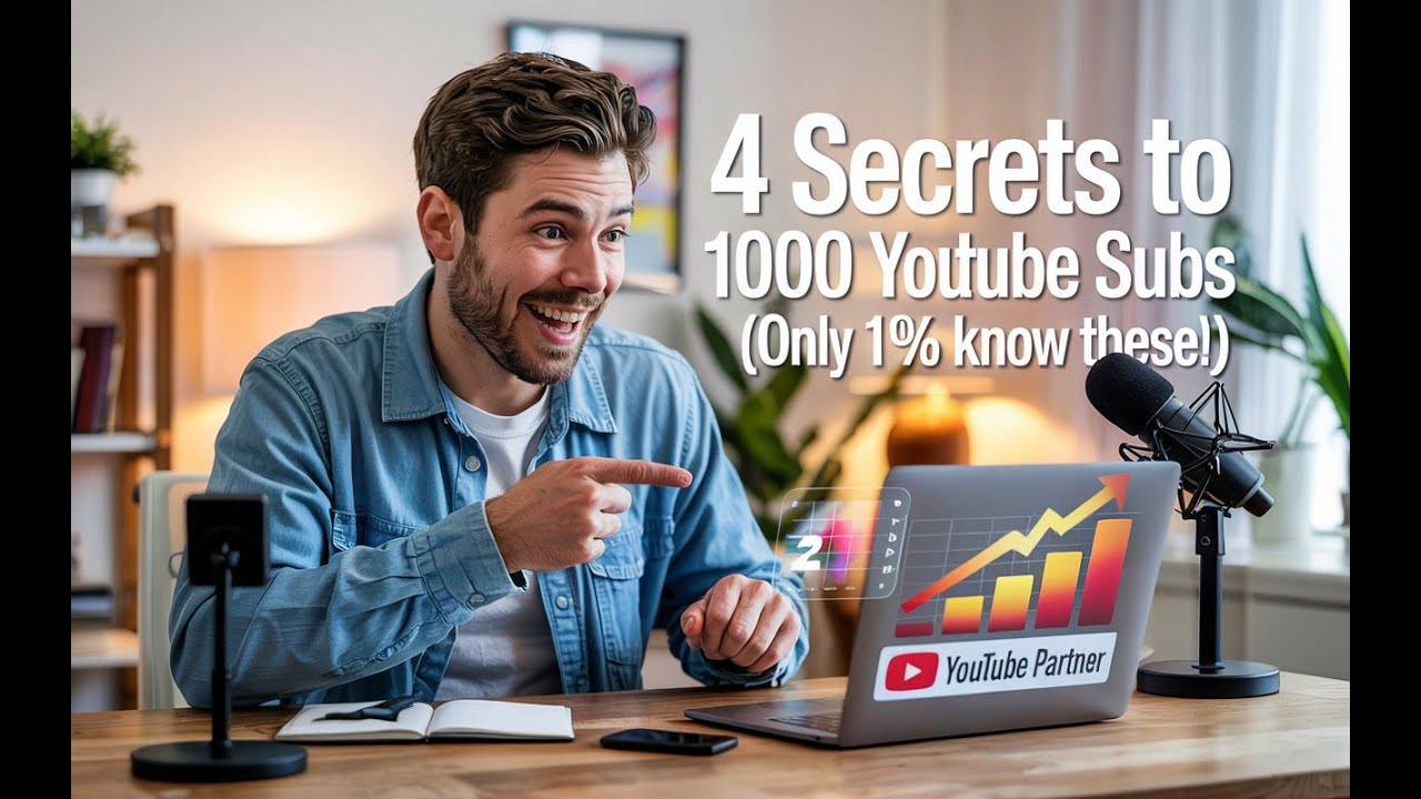 4 Secrets to 1,000 YouTube Subs (Only 1% Know These!) - YouTube