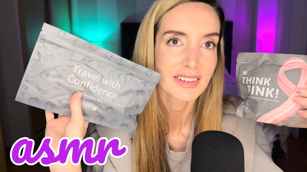ASMR con Kits de Avión ️👝 l ASMR en Español - YouTube