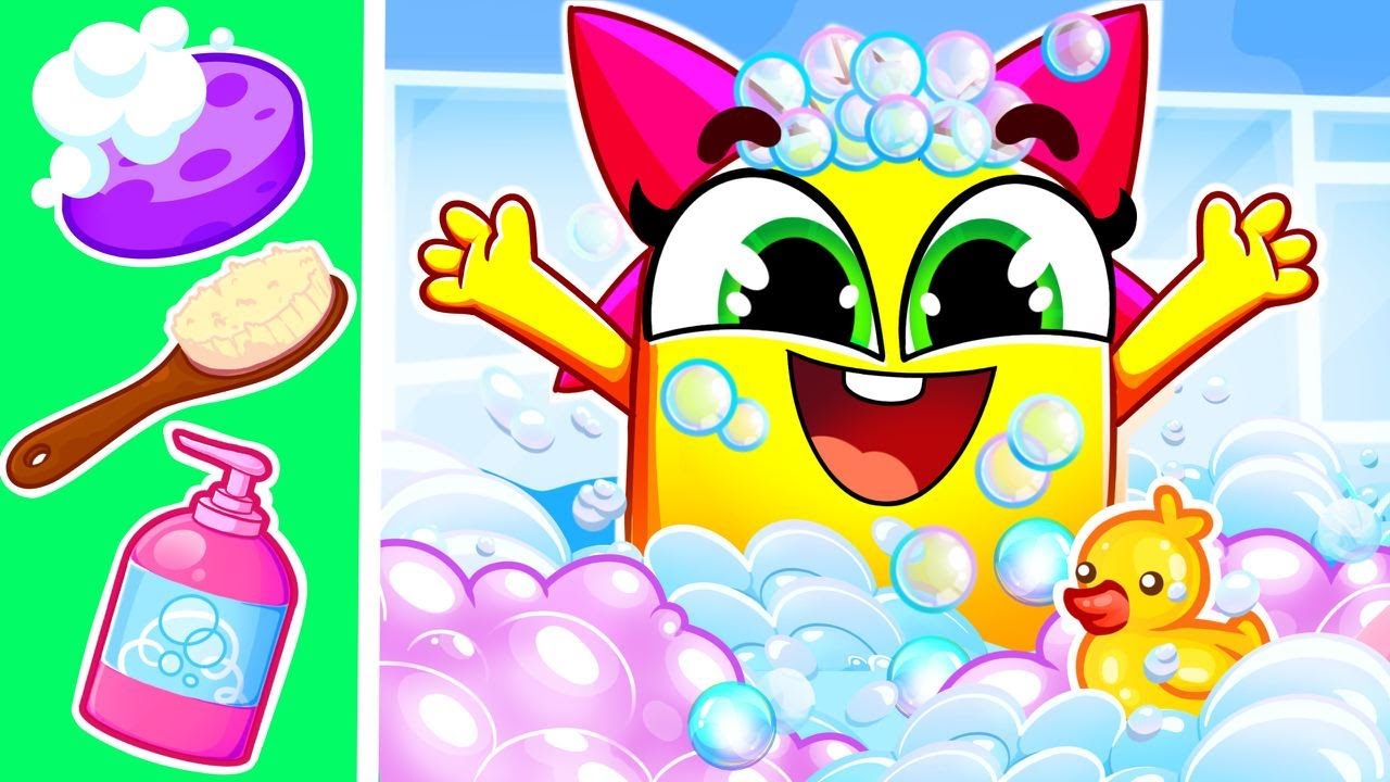 🛁 'Splish, Splash, Bathing Bash!' - A Bubbly Bath Time Song with Fluffy ...