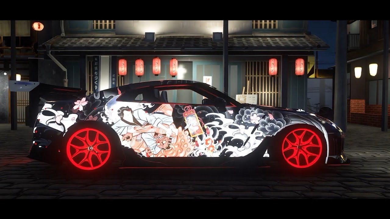 Nissan GTR R35 Kream [UnBadges] Livery & Animated lights - YouTube