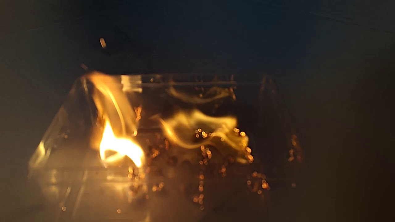 Fire in slow motion - YouTube