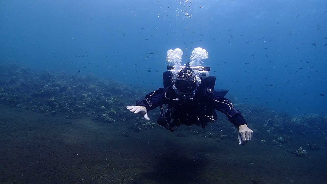 Technical diving skills- longhose free flow - YouTube